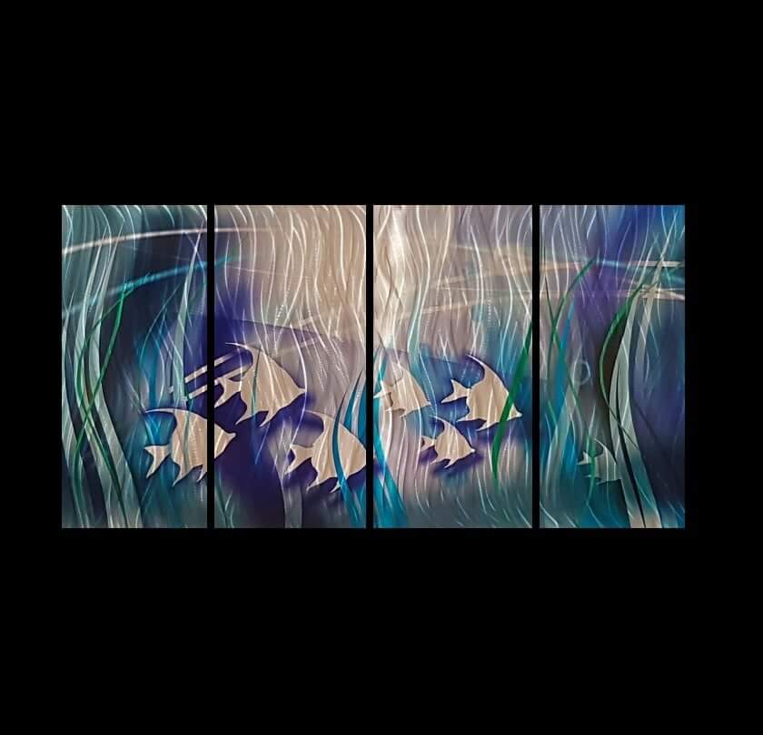 Metal Fish Art ~ Modern Metal Fish Art Design ~ Australia Made Metal Fish