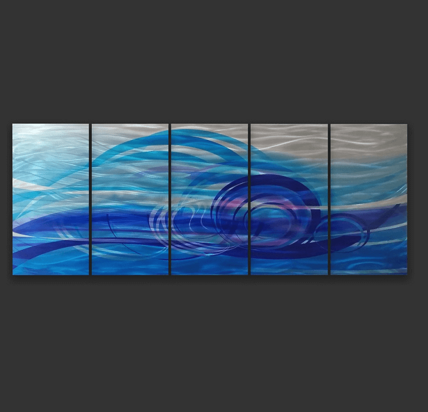 Blue Metal Art Design ~ Stunning Blue Metal Art Design ~ Ultra Modern Art